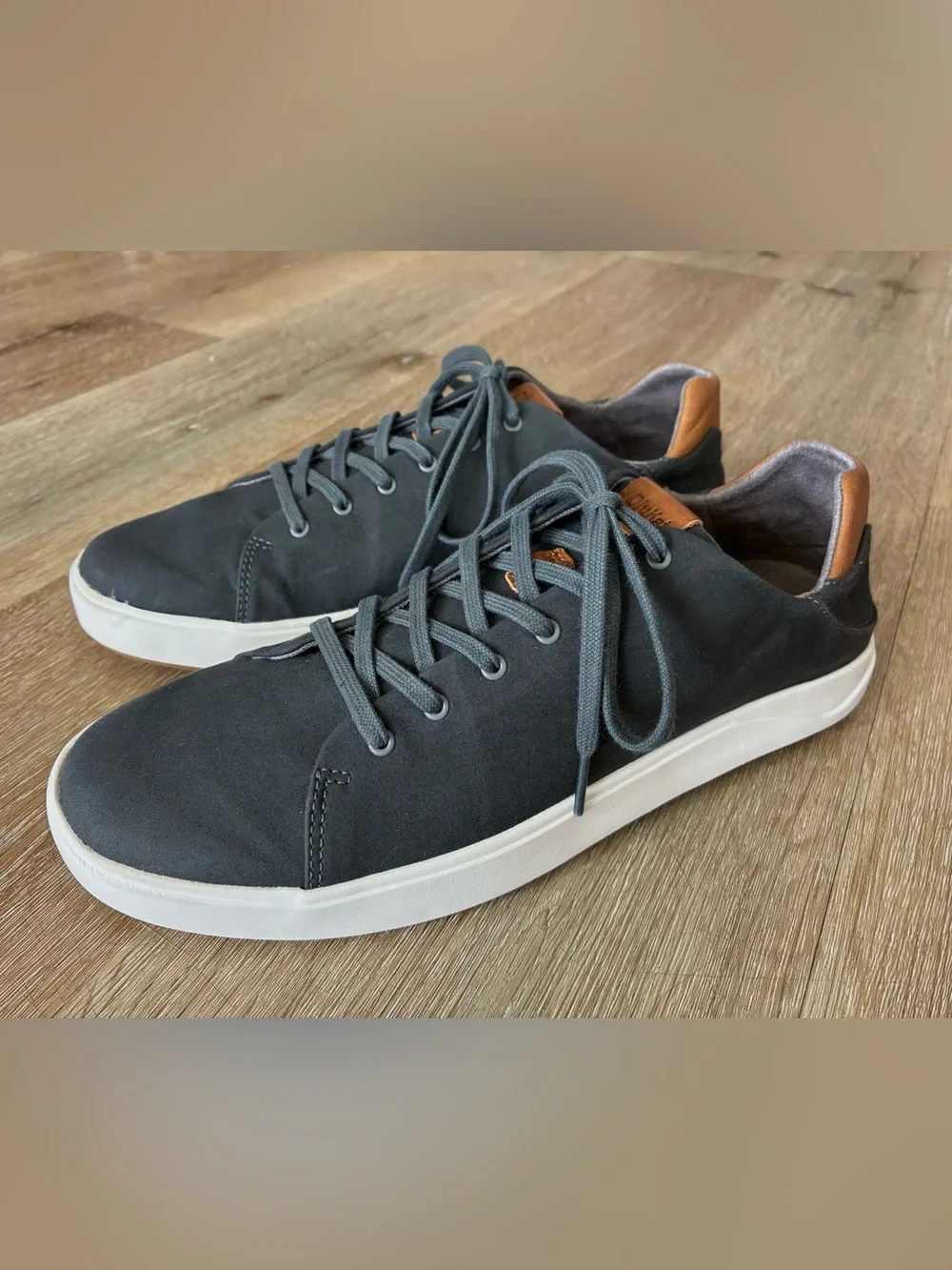 OluKai | Shoes | Olukai Lae Ahi Li Ili Sneakers Dark Gray Mens Shoes ...